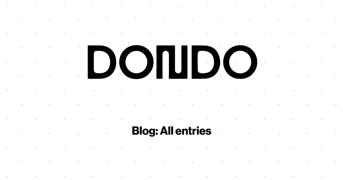 Blog: All entries | Dondo